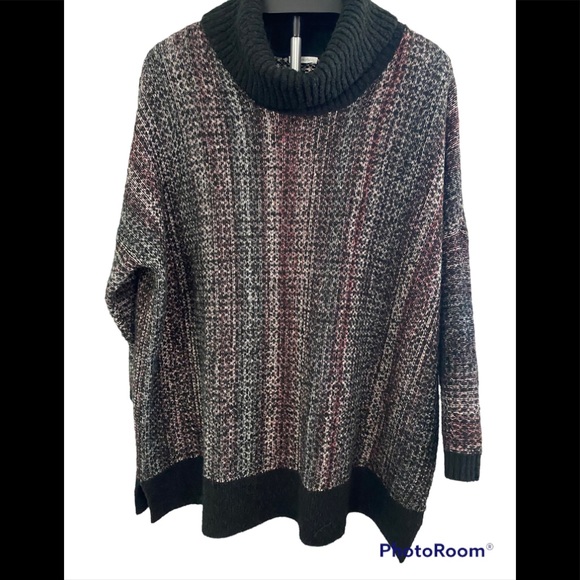 J. Jill | Sweaters | Jjill Purejill Marled Cowl Neck Oversized Sweater ...